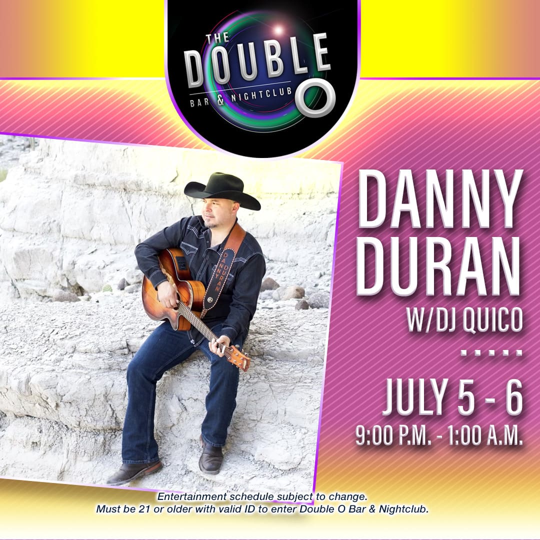 Danny Duran performing live with DJ Quick on July 5-6. - Ohkay Hotel Casino